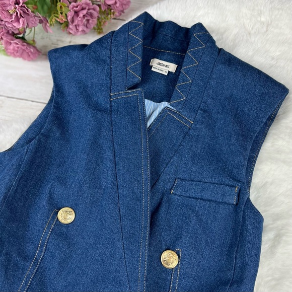 Jason Wu | Jackets & Coats | New Size Xs Jason Wu Denim Embroidered ...